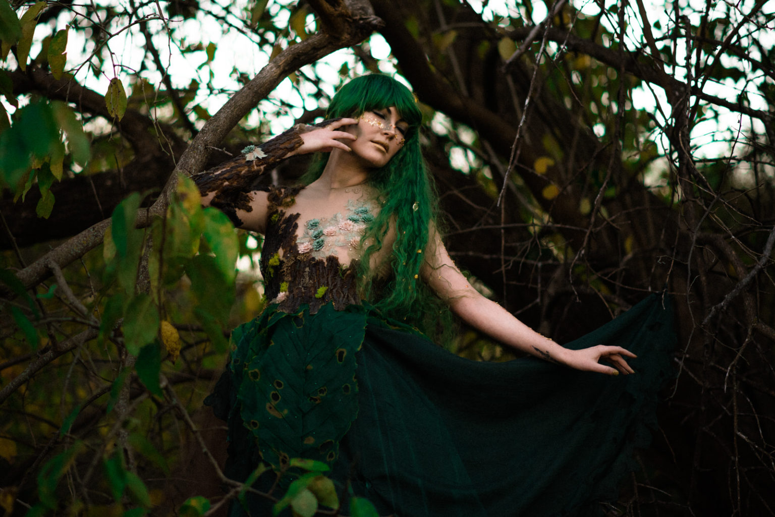 Dryad Costume Design Photos | Dallas Fantasy Cosplay Photography