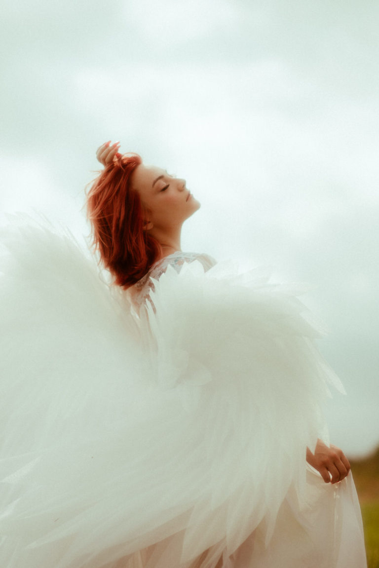 Angel Wings Photoshoot | Angelic Outdoor Boudoir - royallunephoto.com